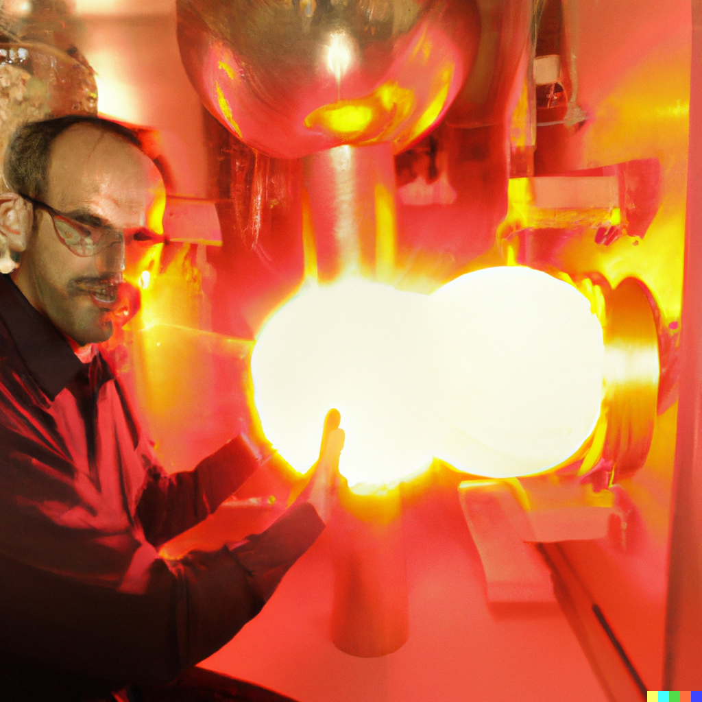 Fusion Scientist Image from AI – David Pace, PhD, MBA